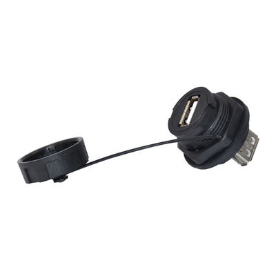 Waterproof USB Connector Panel Mount IP68 USB Type C Female Connector