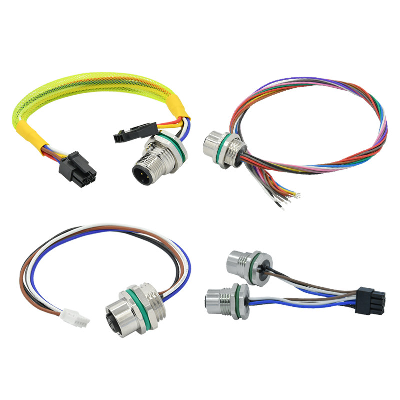 Sensor Screw Jack 5 Positions M12 Waterproof Receptacle Panel Mount M12 ...