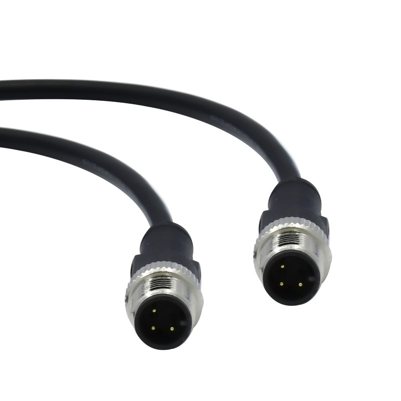 Customizable Ip68 M12 Waterproof Connector Outdoor Electrical Cable 3 ...