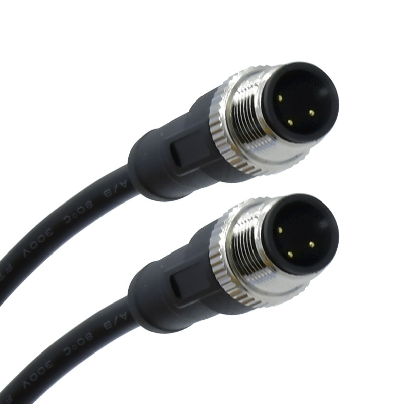 Sensor Ip68 Waterproof M12 Wire Connectors Cable 3 Contact A Coded ...