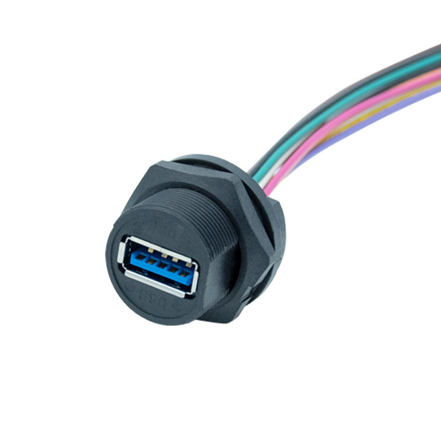 IP67 Waterproof USB Connector Cable USB 3.0 Type C Micro USB Panel Mount