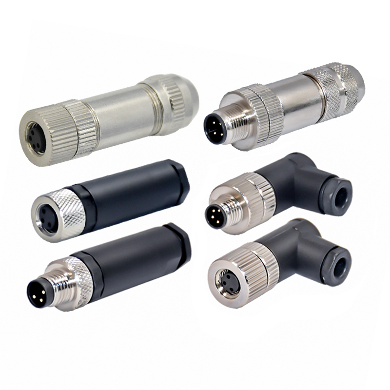 IP67/IP68 M8 Waterproof Connector with 3-8 PIN Configuration and 30-60V ...
