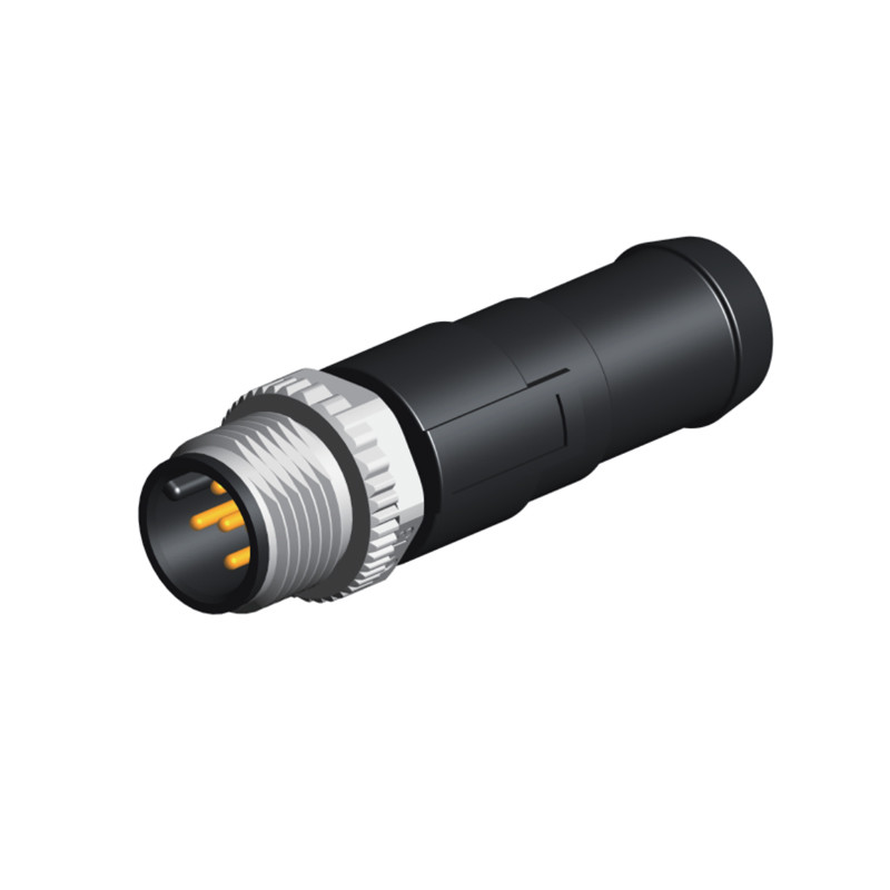 Male Female Connector Waterproof 4 Pin M12 Sensor Plug Ip67 M12 ...