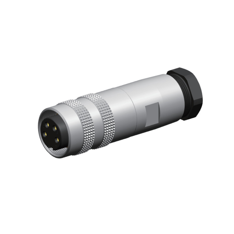 Waterproof IP67 M16 Female Connector Female Shielded Metal Assembly Type