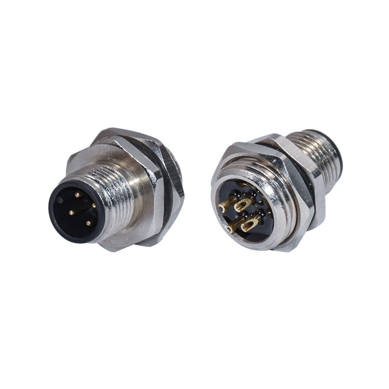 Industrial M12 3 - 17 Pin A B Code Sensor Solder Pcb Screw Thread M8 ...