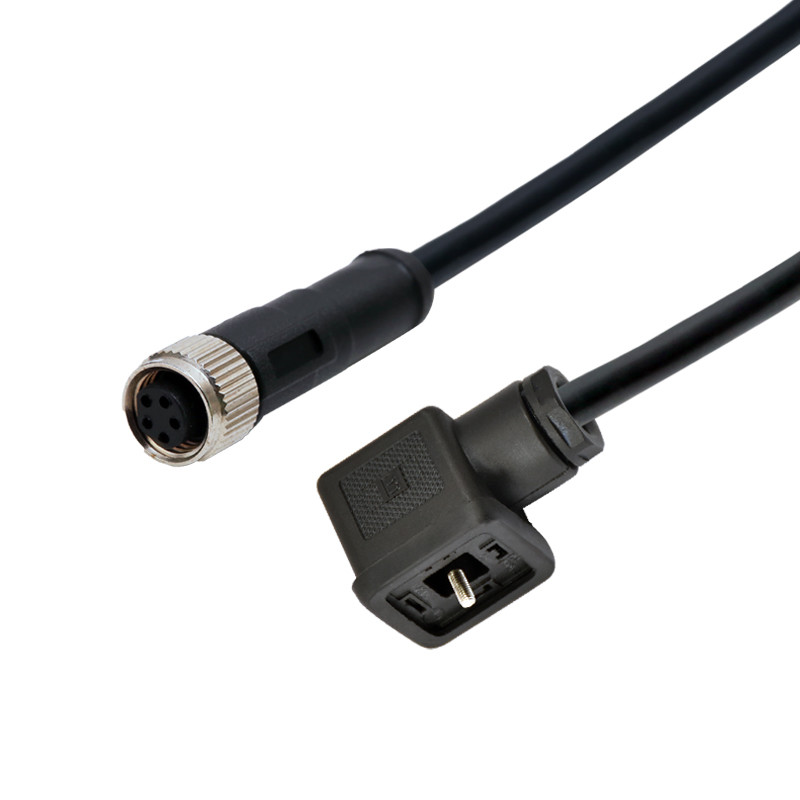 Rigoal Waterproof Sensor Cable M12 Connector To A Type Solenoid Valve ...