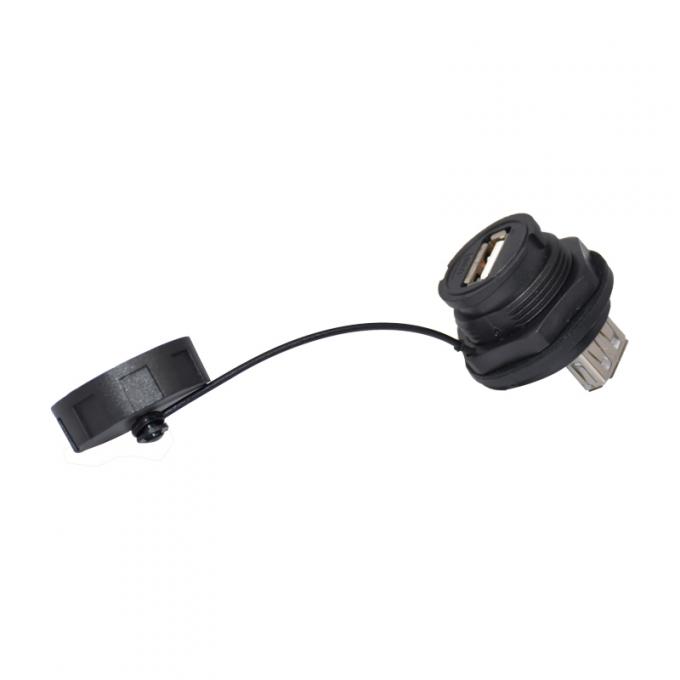 Waterproof USB Connector Panel Mount IP68 USB Type C Female Connector
