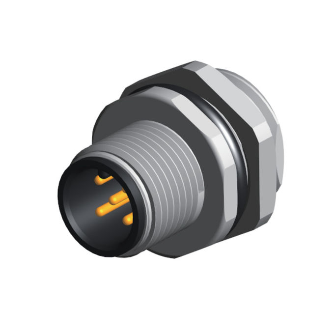 M12 can bus connector cable and can bus 3pin male cable connector panel ...