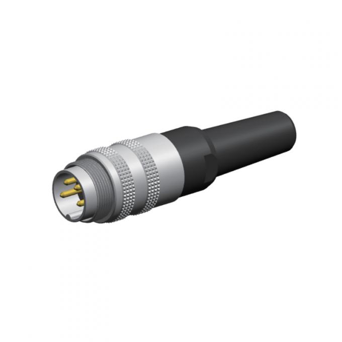 IP67 M16 8 Pin Connector PA66 Straight Male Female Connector For Military