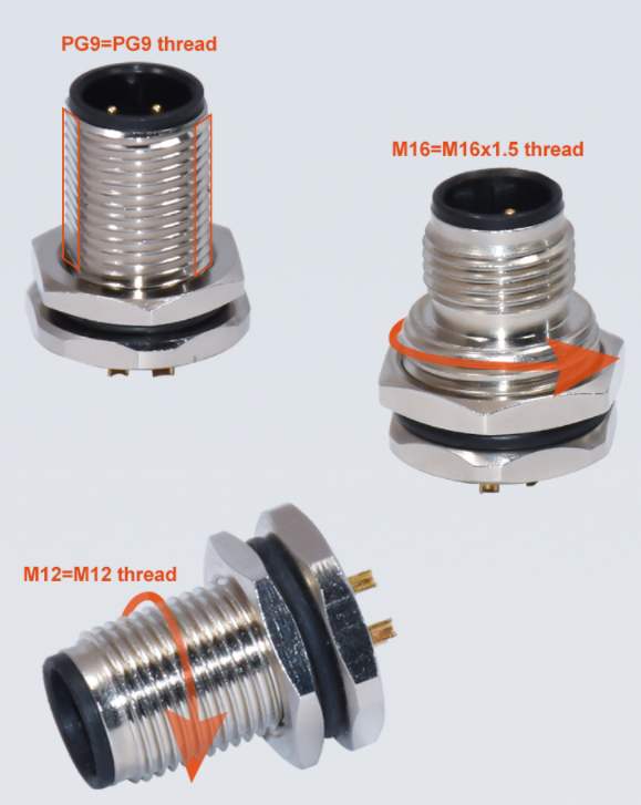 Custom IP67 IP68 Panel Mount Connector A B C D interface standards OEM