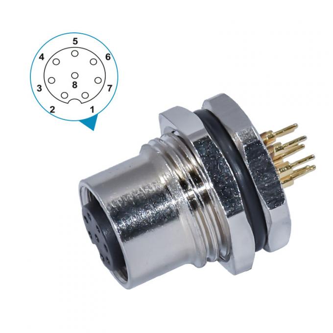 4 Pin Waterproof Bulkhead Connector